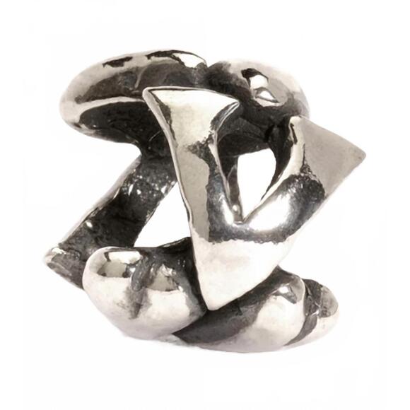 Trollbeads | Jewelry | New Trollbeads Letter V Sterling Bead In Silver ...